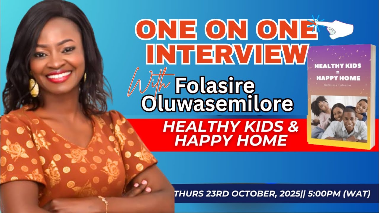 ONE ON ONE IINTERVIEW WITH FOLASIRE OLUWASEMILORE - YouTube
