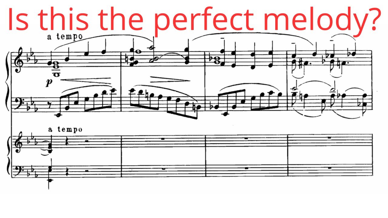 This is how Rachminnoff write a legendary melody - YouTube