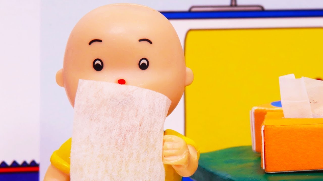 Caillou and Sneezing | Caillou Cartoon - YouTube