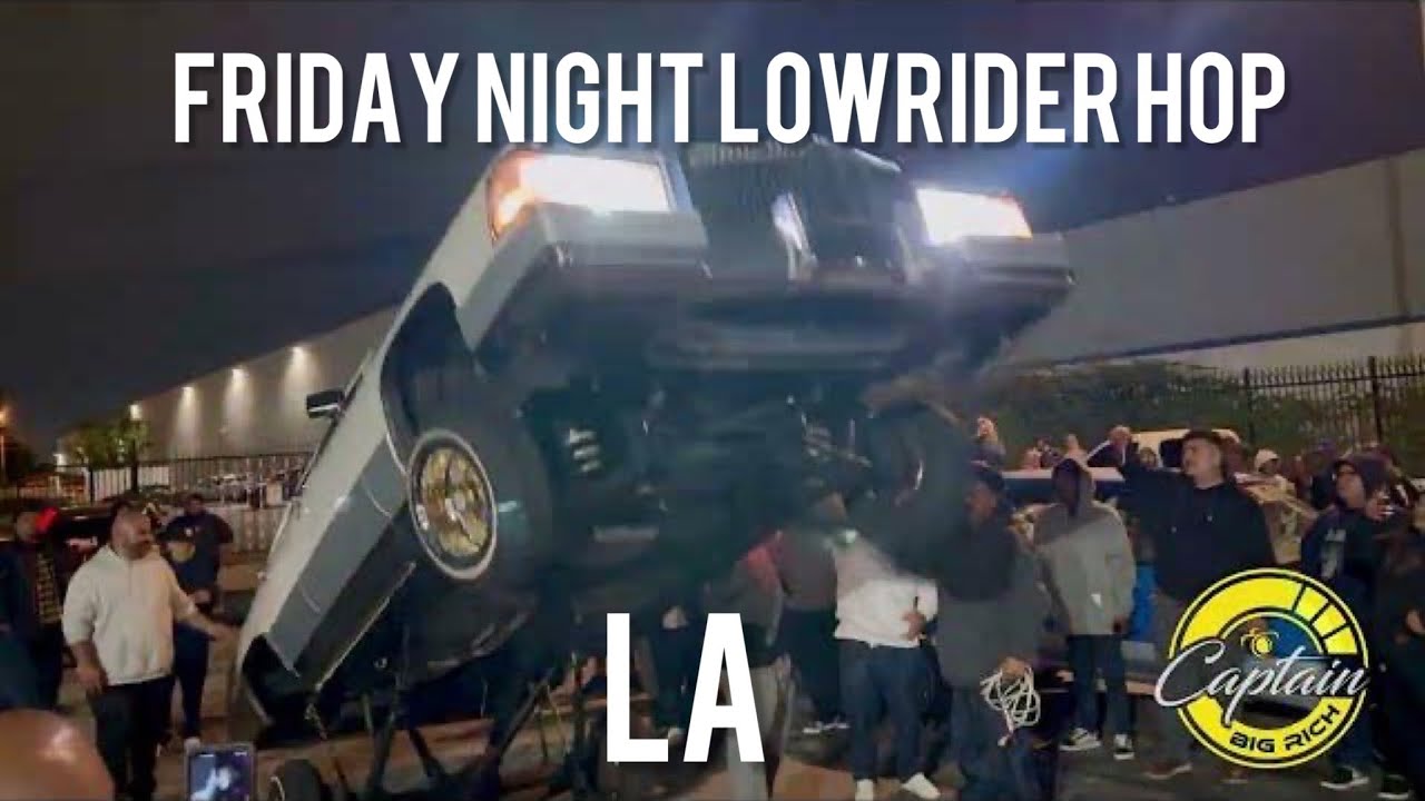 Lowriders Friday Night Hop. Non stop action #lowriders - YouTube