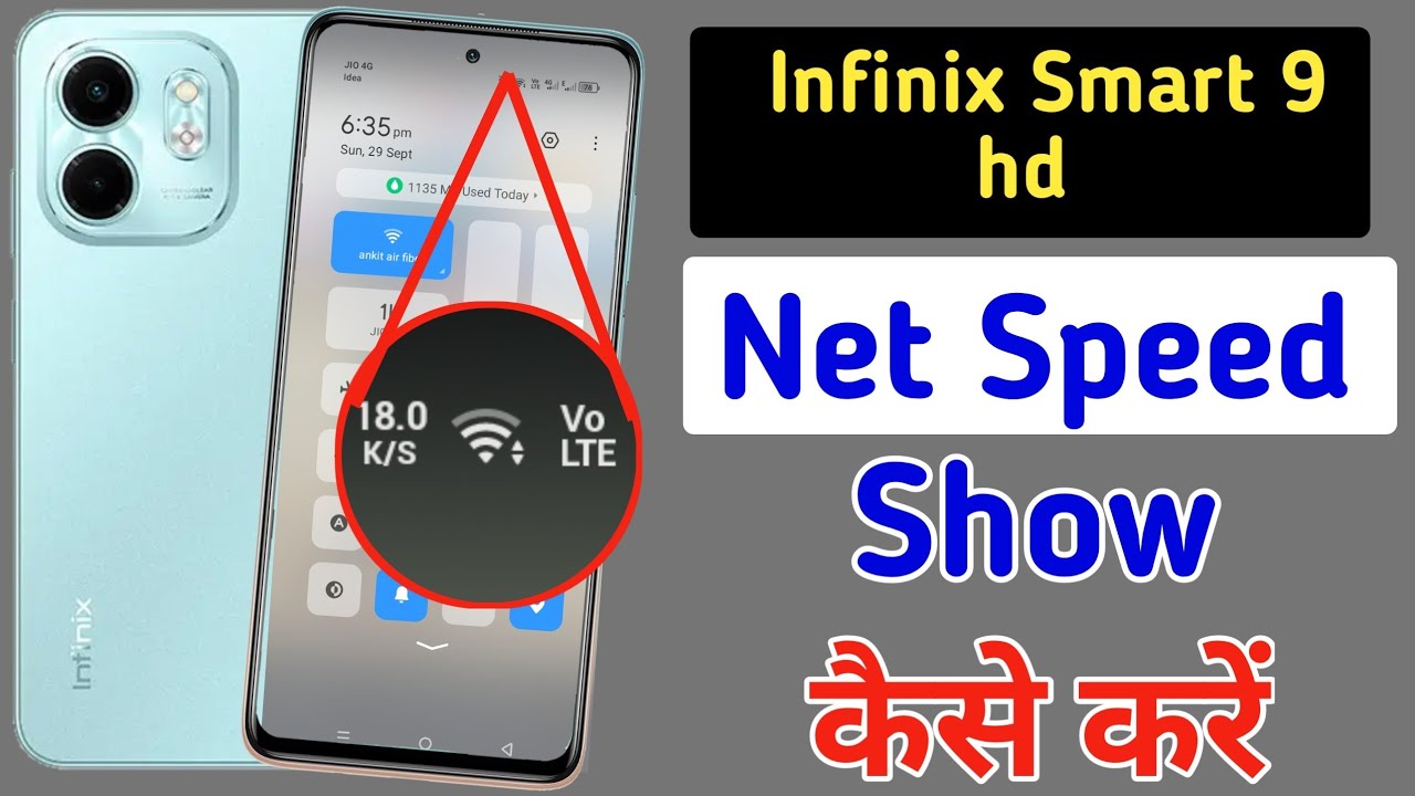 Infinix Smart 9 hd net speed setting /Infinix Smart 9 hd me net speed kaise dekhe/network ...