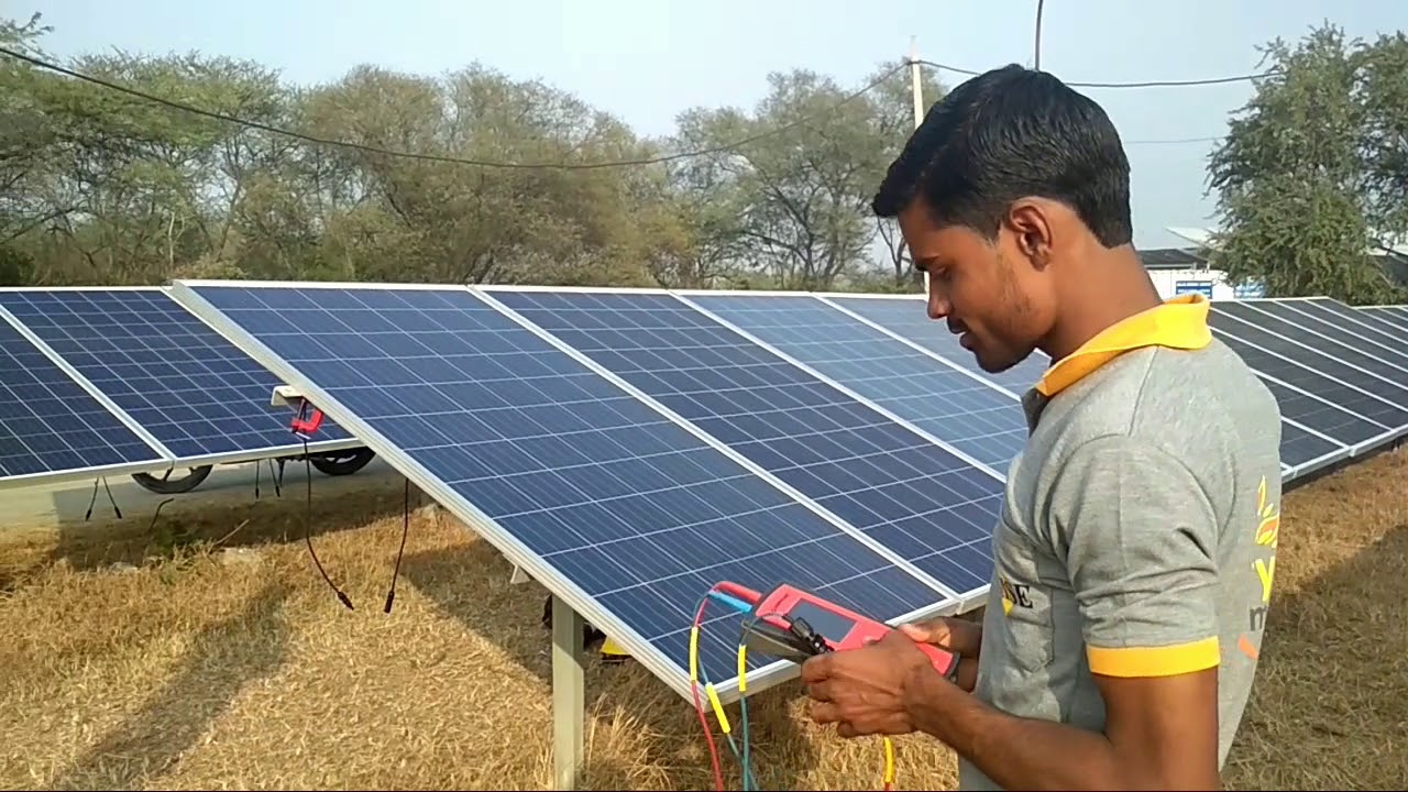 Surya Mitra at 500 kw solar plant visit - YouTube