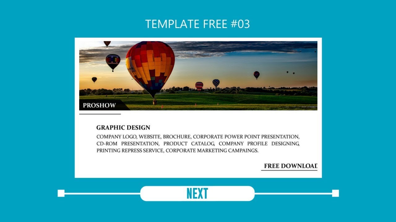 Proshow Producer - Design Creative Template Free #03 - YouTube