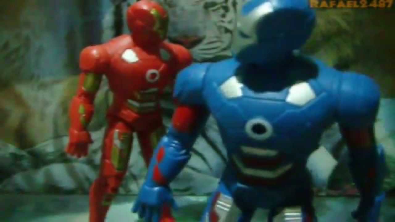 Fake Iron Man and Iron Patriot 7.3 Inch (Action Figure) Bootleg Toy HD ...