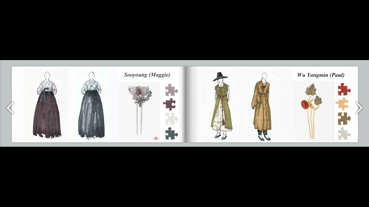 Costume Design Flip Portfolio (2020Fall-2021Spring) - YouTube