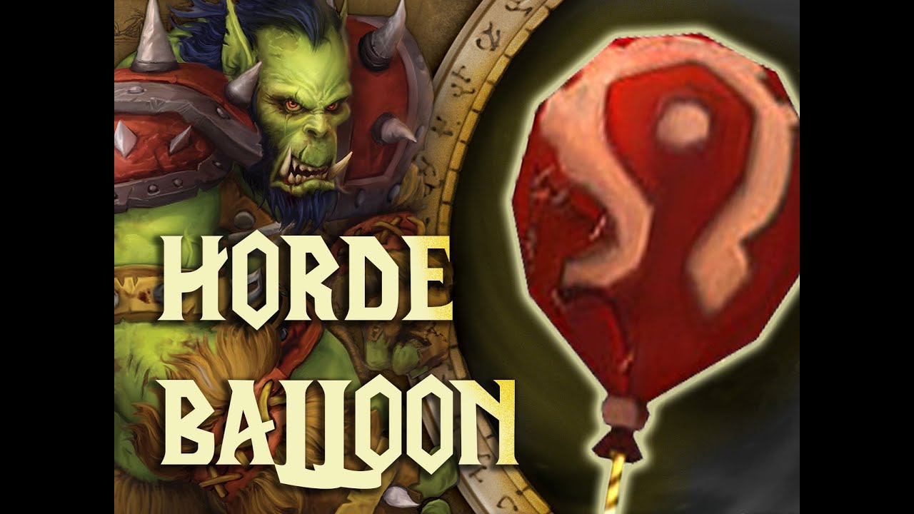 World of Warcraft: The Horde Balloon - YouTube