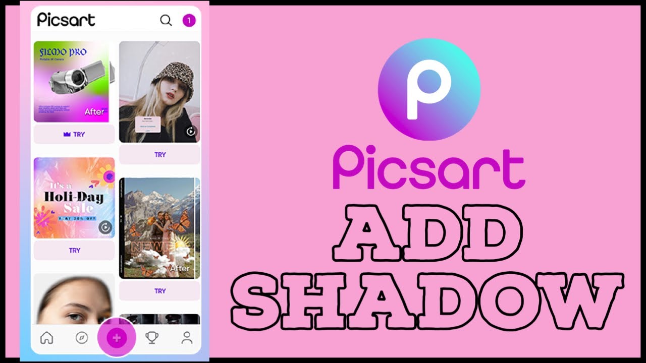 How to Add Shadow in Picsart 2024 | Picsart Tutorial - YouTube