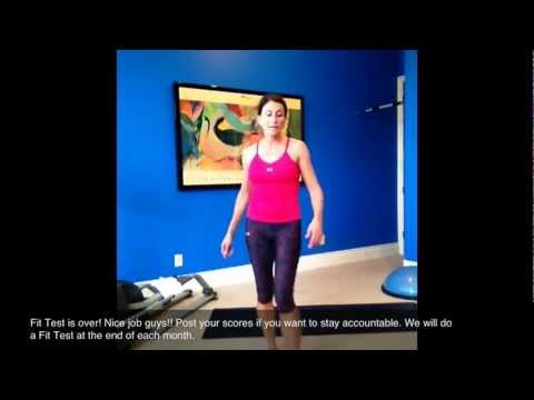 End of Month Fit Test - February - YouTube
