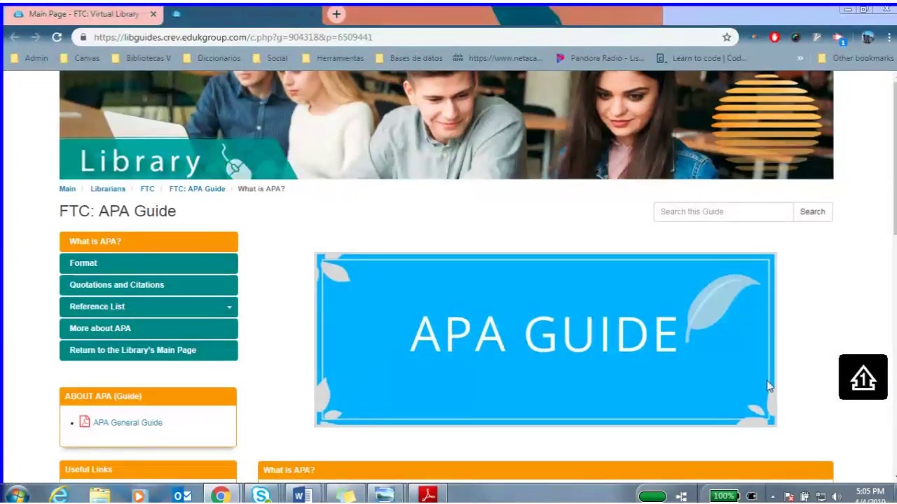 APA Workshop - April 4, 2019 - YouTube