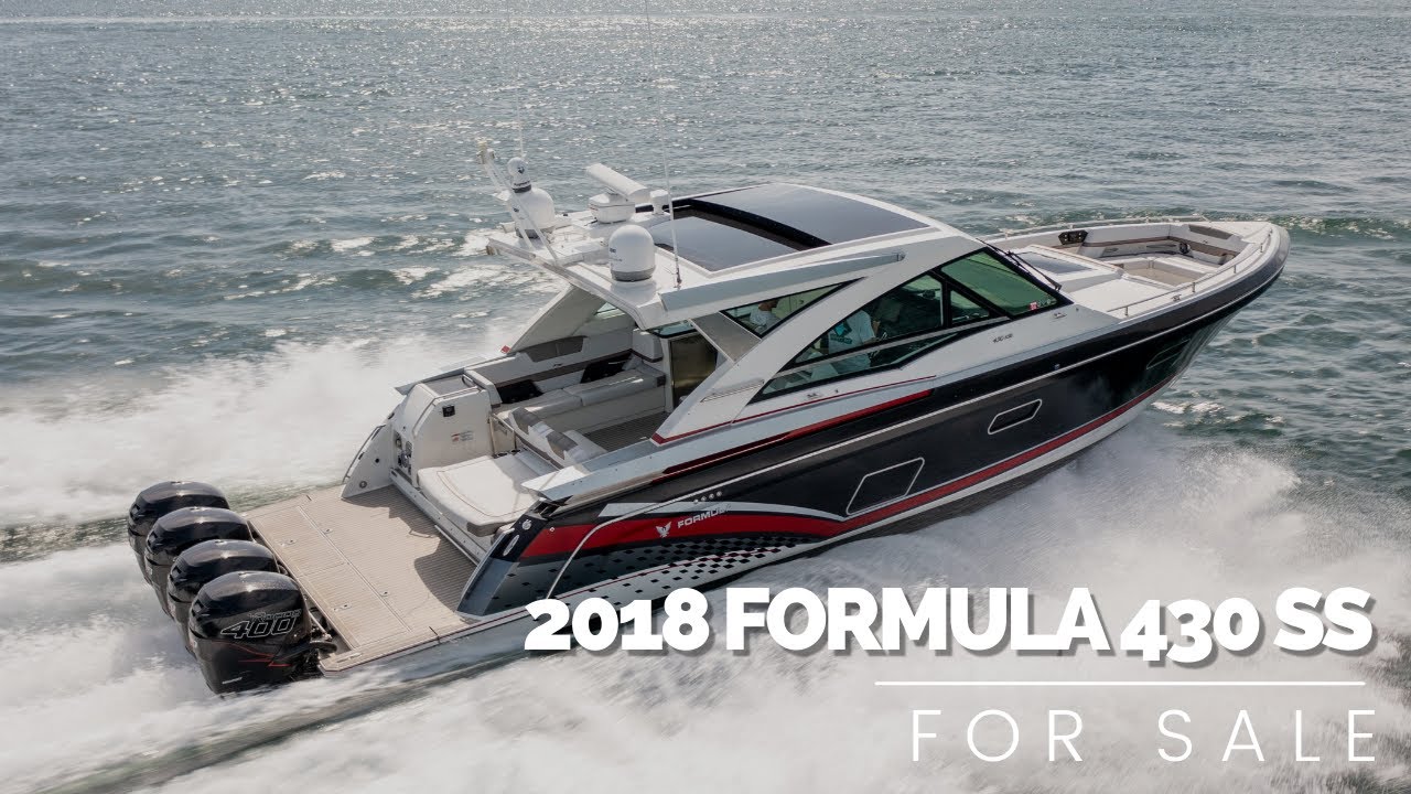 2018 Formula 430 Super Sport Crossover For Sale | Yachts360 - YouTube