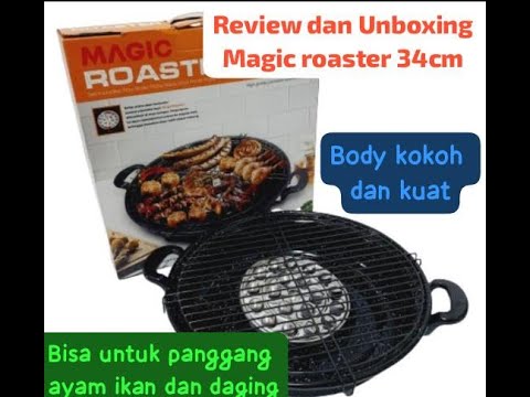Review dan Unboxing Maspion Magic Roaster 34cm Kuat dan Kokoh - YouTube