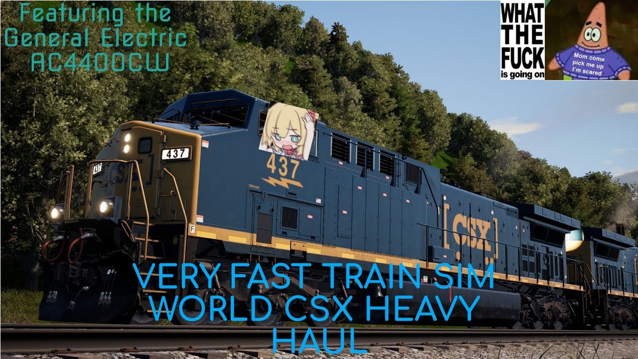 Train Sim World 2020 - Double CSX AC4400CW Double Stack Container Van ...