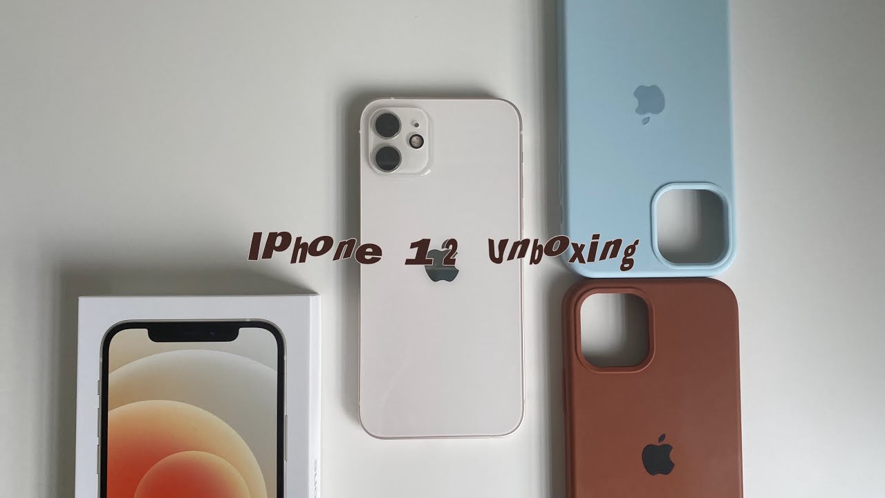 Iphone 12 White Unboxing + Accessories | Malaysia - YouTube