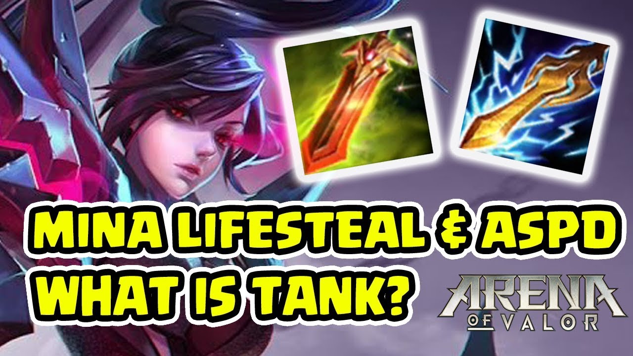 Arena of Valor - MINA ITU ASSASSIN! FULL ATTACKSPEED & LIFESTEAL! GG ...