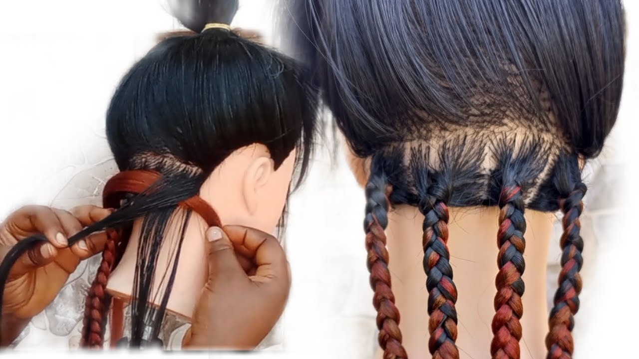 CAN'T FEEDIN FOR KNOTLESS BOX BRAID?? Try this fast and easy method ...