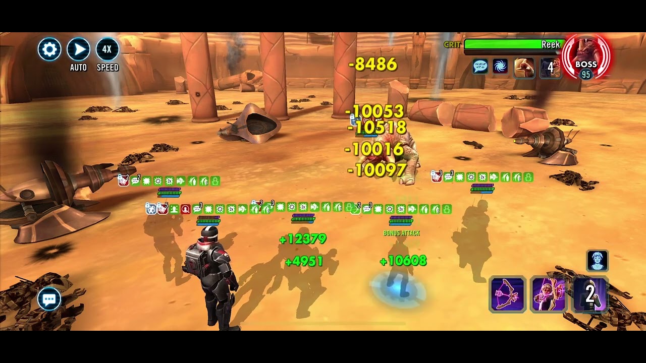 SWGOH KAM LSTB Omega with Omicron Bad Batch - YouTube