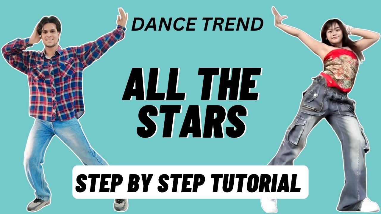 All The Stars Reels Dance Trend Tutorial | All The Stars Dance Challenge Tutorial - YouTube