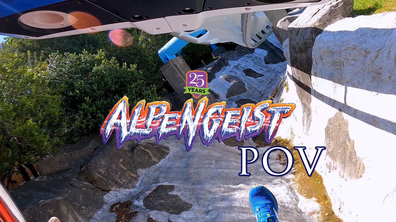 Alpengeist POV - Front Row 4K 60FPS - Busch Gardens Williamsburg - YouTube