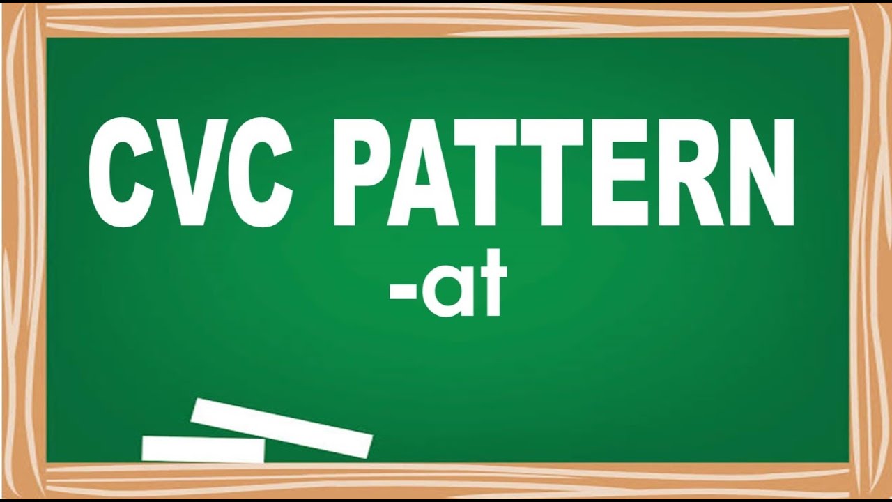 CVC Pattern (-at) - YouTube