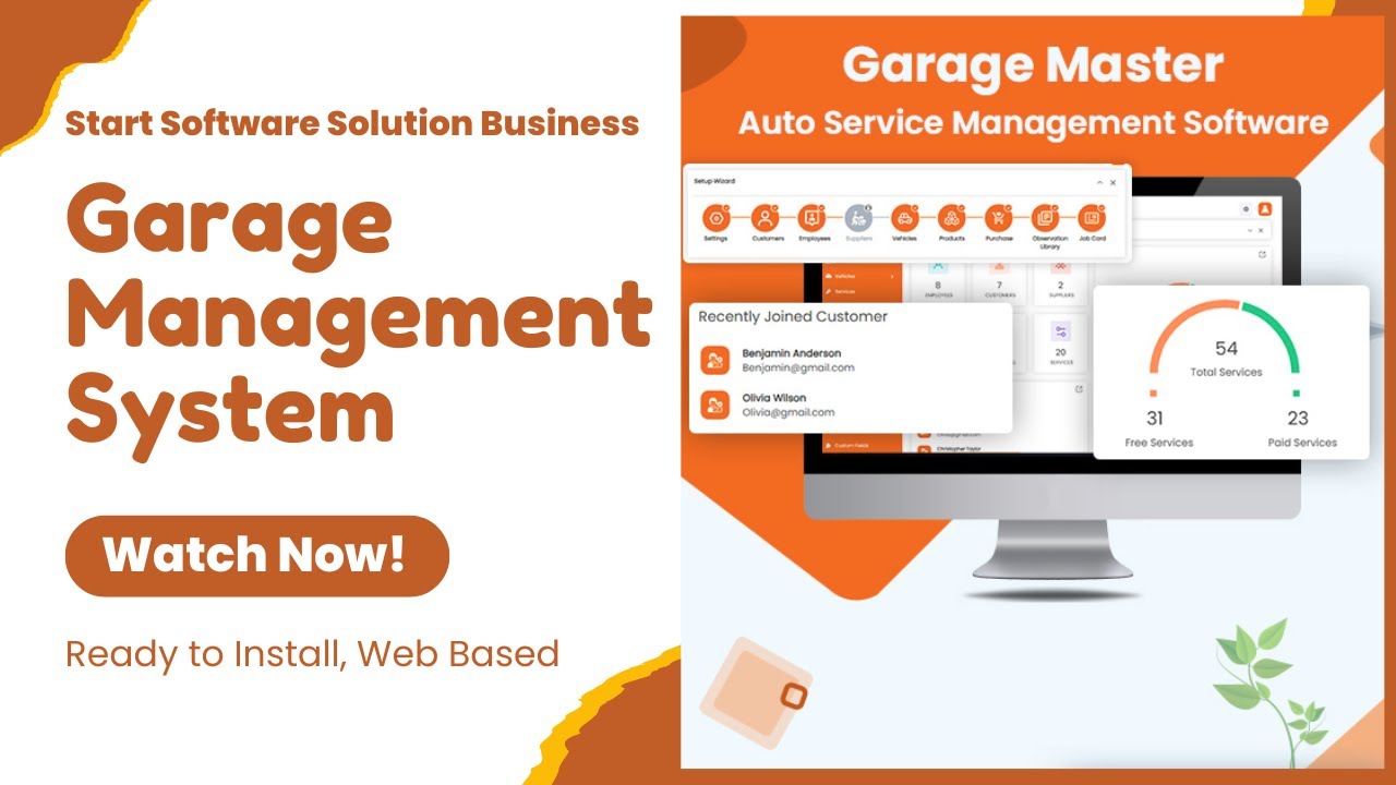 Garage Management System Web Based Application Software | Garage Master ...