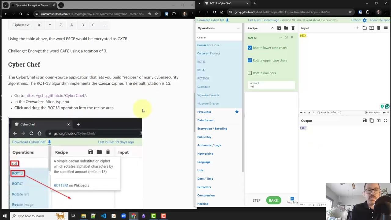 Cryptography: The Caesar Cipher - YouTube