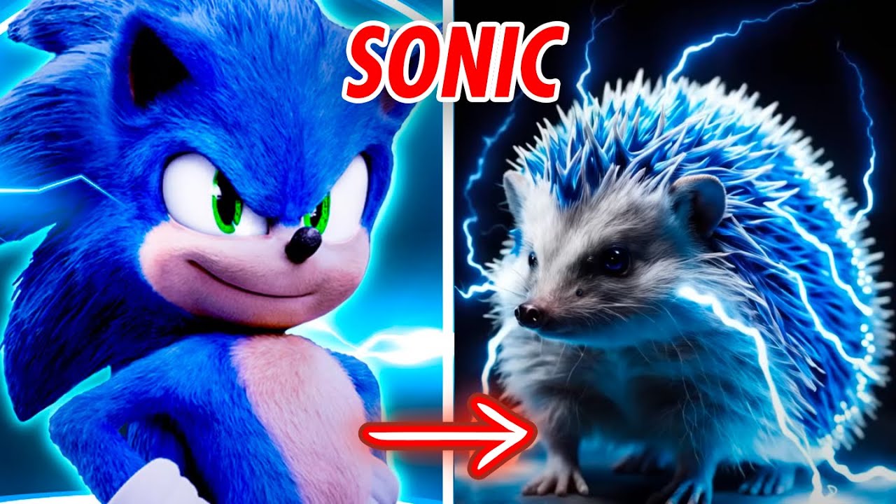 SONIC 3 en la VIDA REAL😱+Adivina los personajes de Sonic 3 por los ...