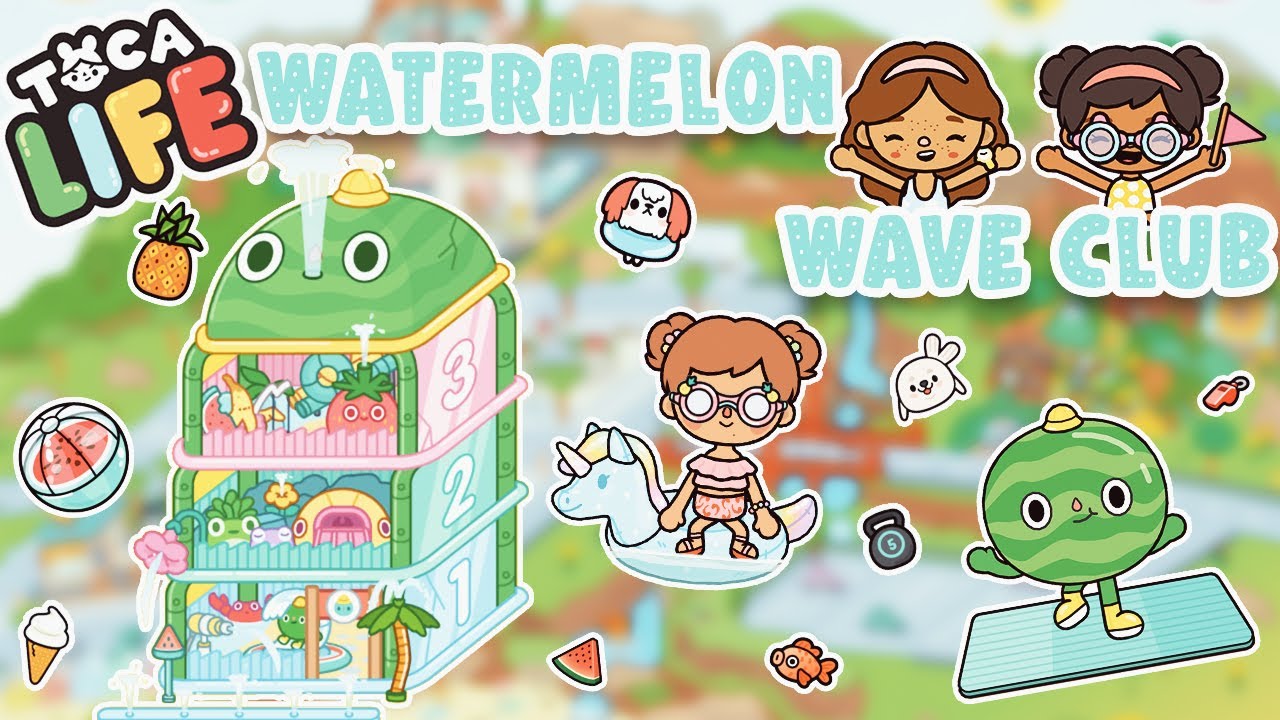 Watermelon Wave Club Tour 🍉| Out Now | Aesthetic Toca Life World | The ...