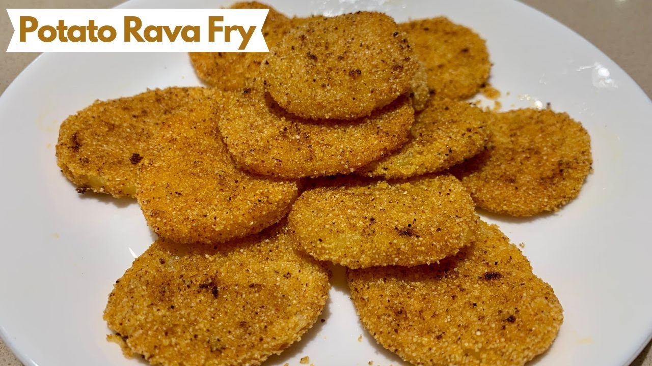 Potato Rava Fry Recipe | How to make Crispy Potato Fry | Crispy Aloo ...