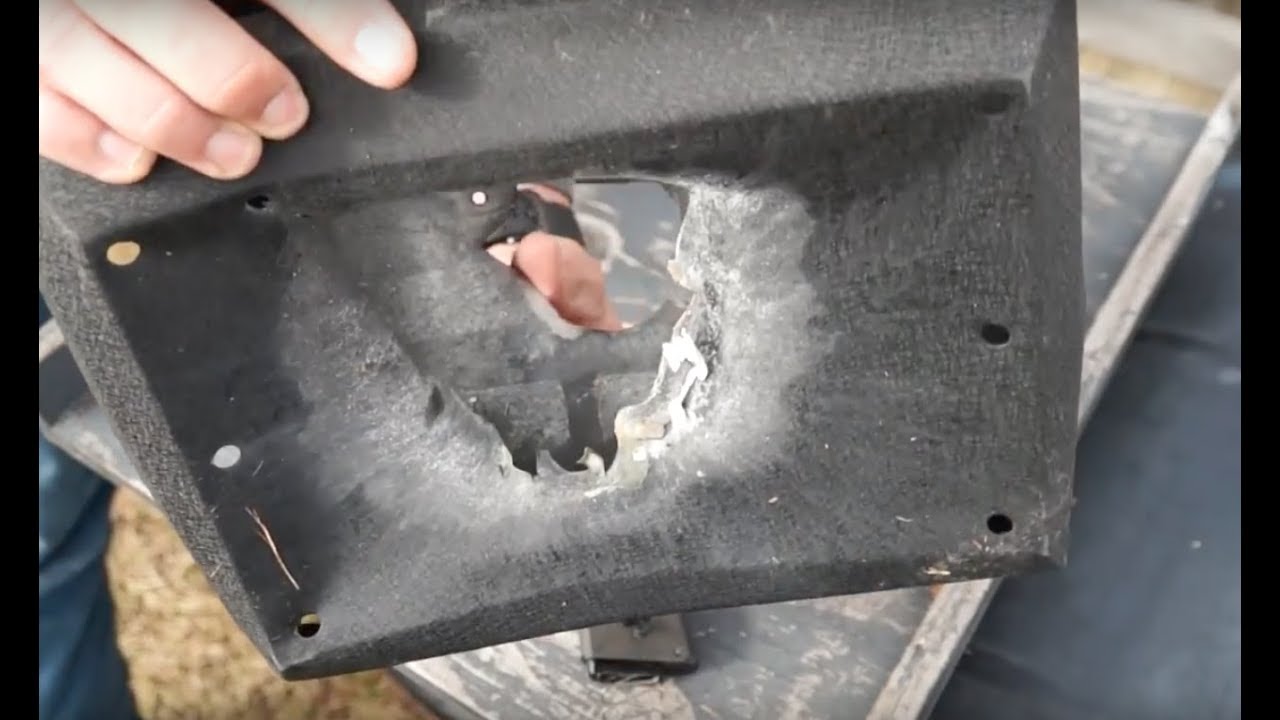 Gun safe and 1911 blown up with binary explosives - YouTube