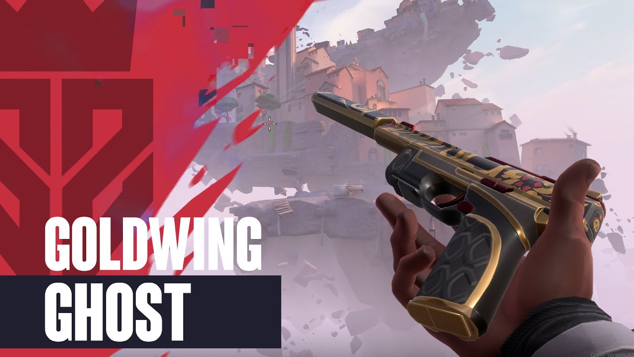 Goldwing Ghost Skin Showcase - Valorant Goldwing Skins - YouTube