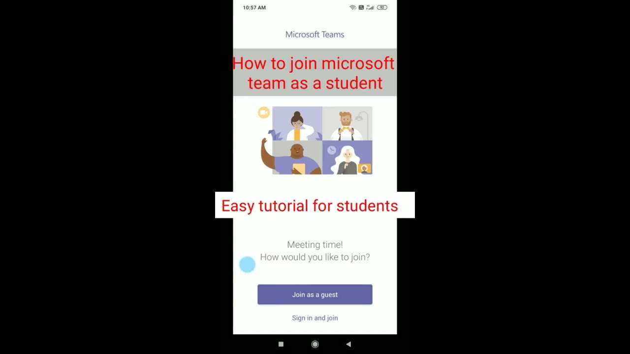 How to join Microsoft Team as a guest/student without sign in or ...