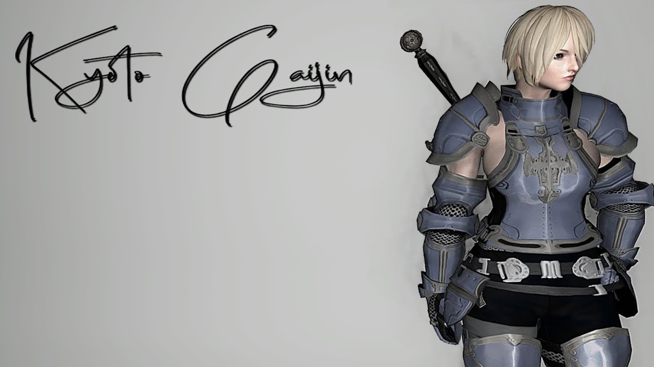 Skyrim Armor MOD - [ Final Fantasy XIV ] Mixed Mythril Armor - YouTube