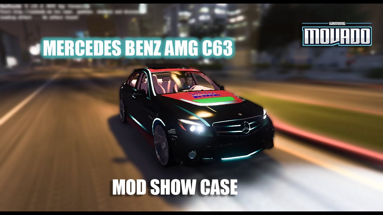 Mercedes Benz C63 Amg Animated Light |Gta V |Movado Gaming |Mod ...