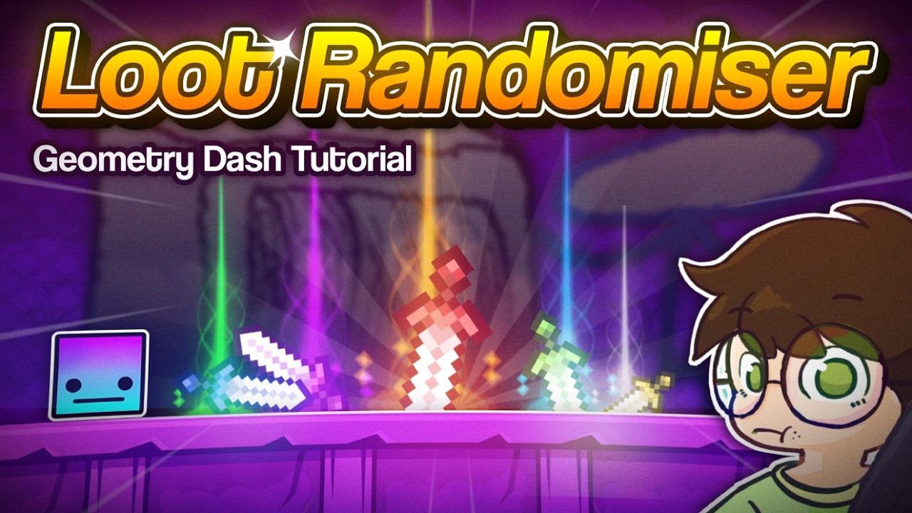 RNG LOOT DROPS in Geometry Dash?! (Tutorial) | Making An RPG in ...