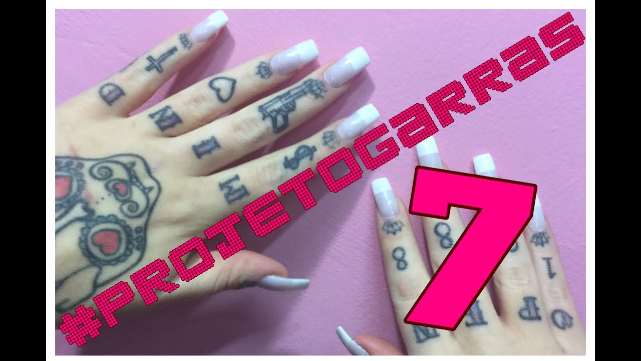 Unha de acrigel - #PROJETOGARRAS 7 - YouTube