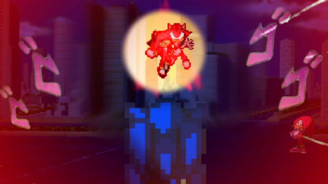 Sonic The Hedgehog X Jojo Bizarre Adventure: Recriação da cena O Mundo ...