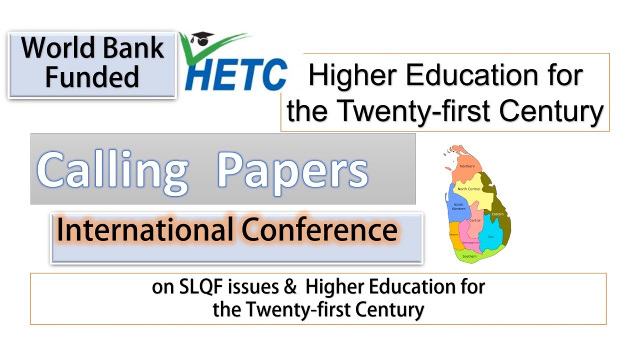 International Conference on SLQF issues & Higher Education for the ...