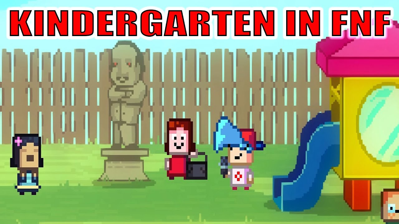 FNF Nuggeting on a Nugget Night vs Nugget (Kindergarten Game 1 & 2 ...