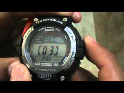 Reloj Casio para hombre WS220-1A Solar Runner Tough Solar Multi ...