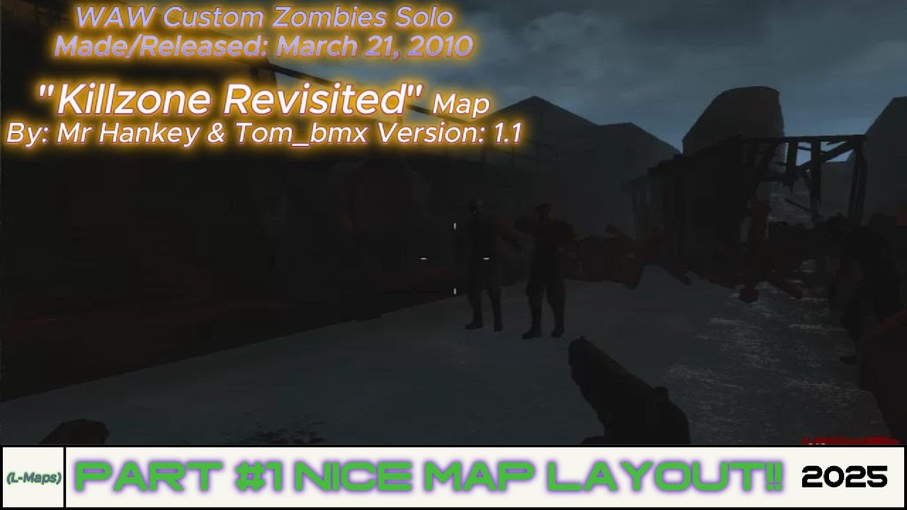 WAW Custom Zombies Solo "KillZone Revisited" Map Part #1 - YouTube
