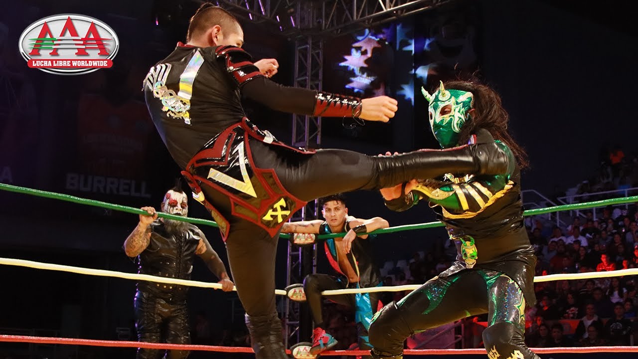 RESUMEN: Brazo de Oro Jr, Drago Kid y Mini Vikingo vs Demus, Iron Kid y ...