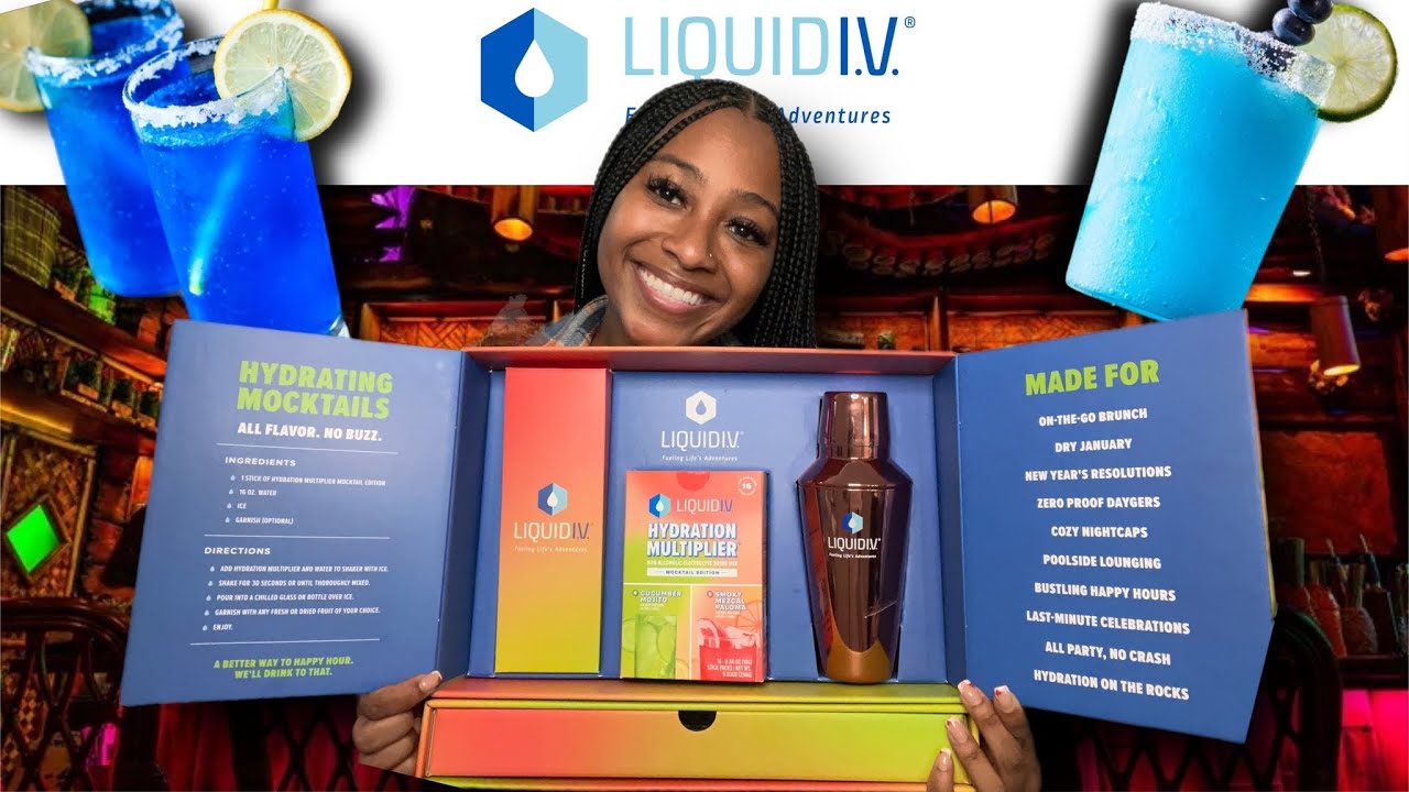 Mocktails with @Liquid-iv - YouTube