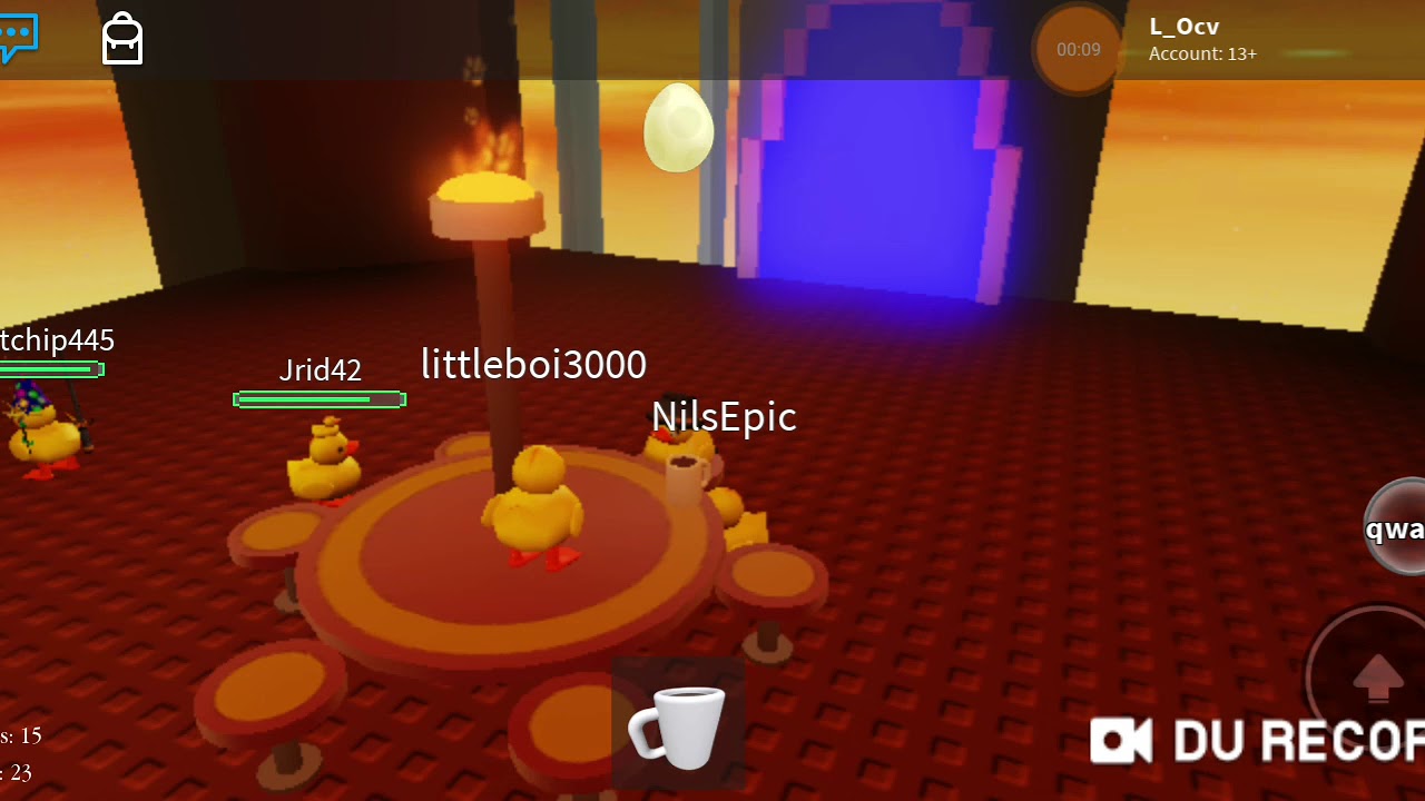 Playing duck fight 🦆in roblox - YouTube
