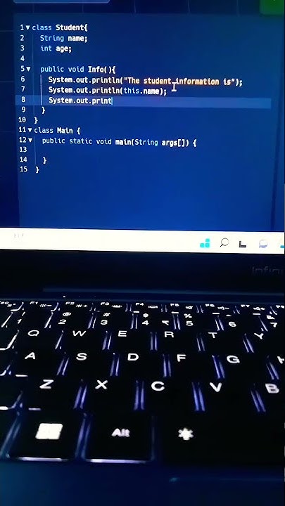 Creating Class And Objects In Java Java Javatutorial Coding Programming Shorts