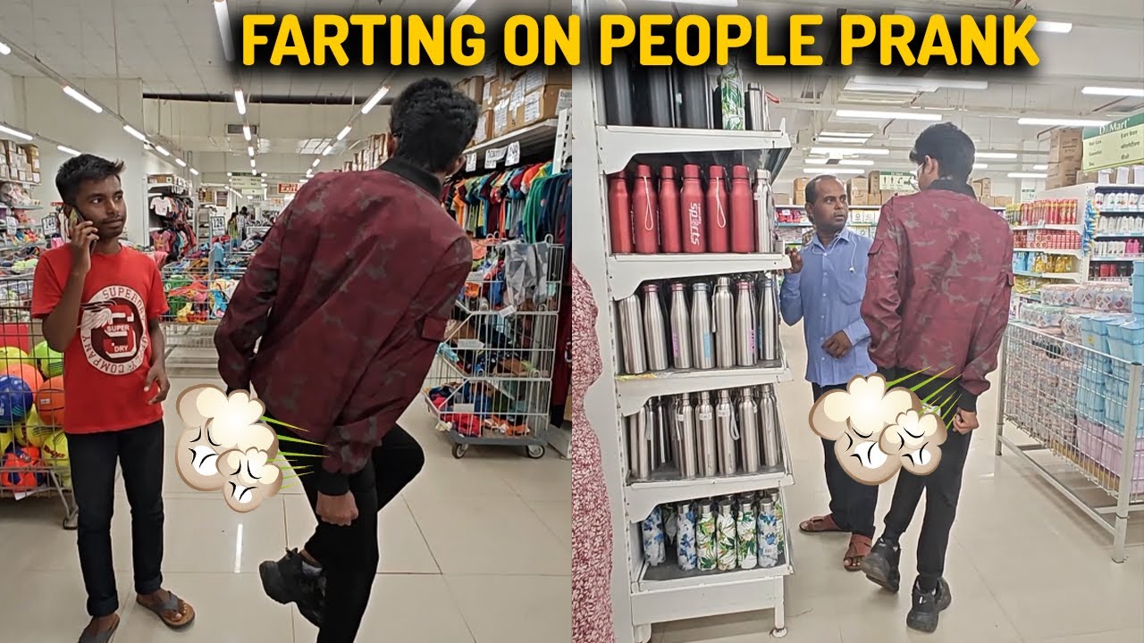 Farting On People Prank - YouTube