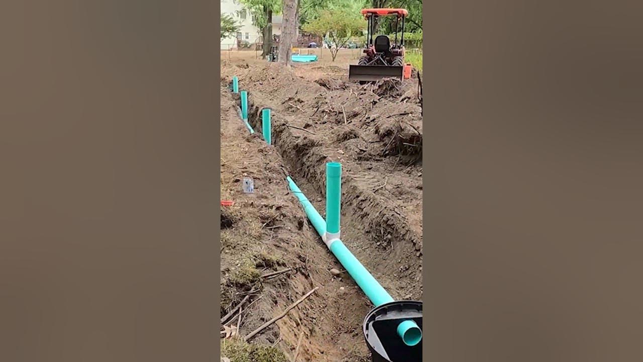We love to fix yard drainage problems #shorts - YouTube