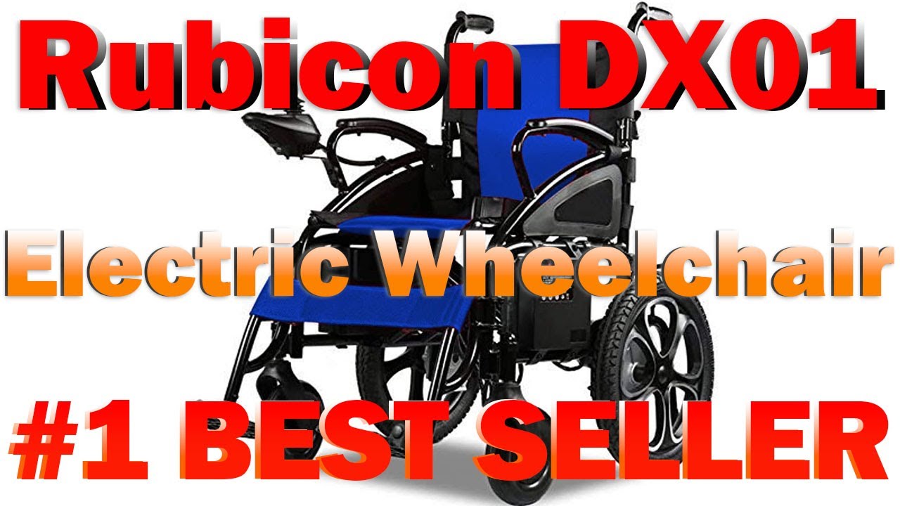 Rubicon DX01 All Terrain Foldable Electric Wheelchairs for Adults ...