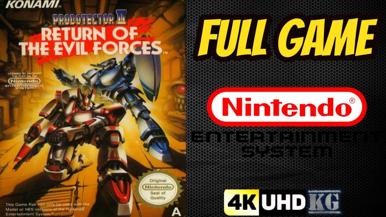 Probotector 2: Return Of the Evil Forces | NES | 4K60ᶠᵖˢ UHD🔴 ...