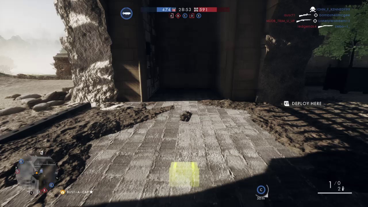 BF1: Tank mine kills 1 - YouTube