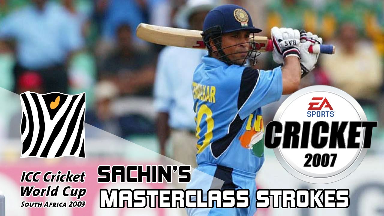 Sachin Tendulkar's Masterclass Strokes From CWC 2003 Patch BY DR Gaming ...